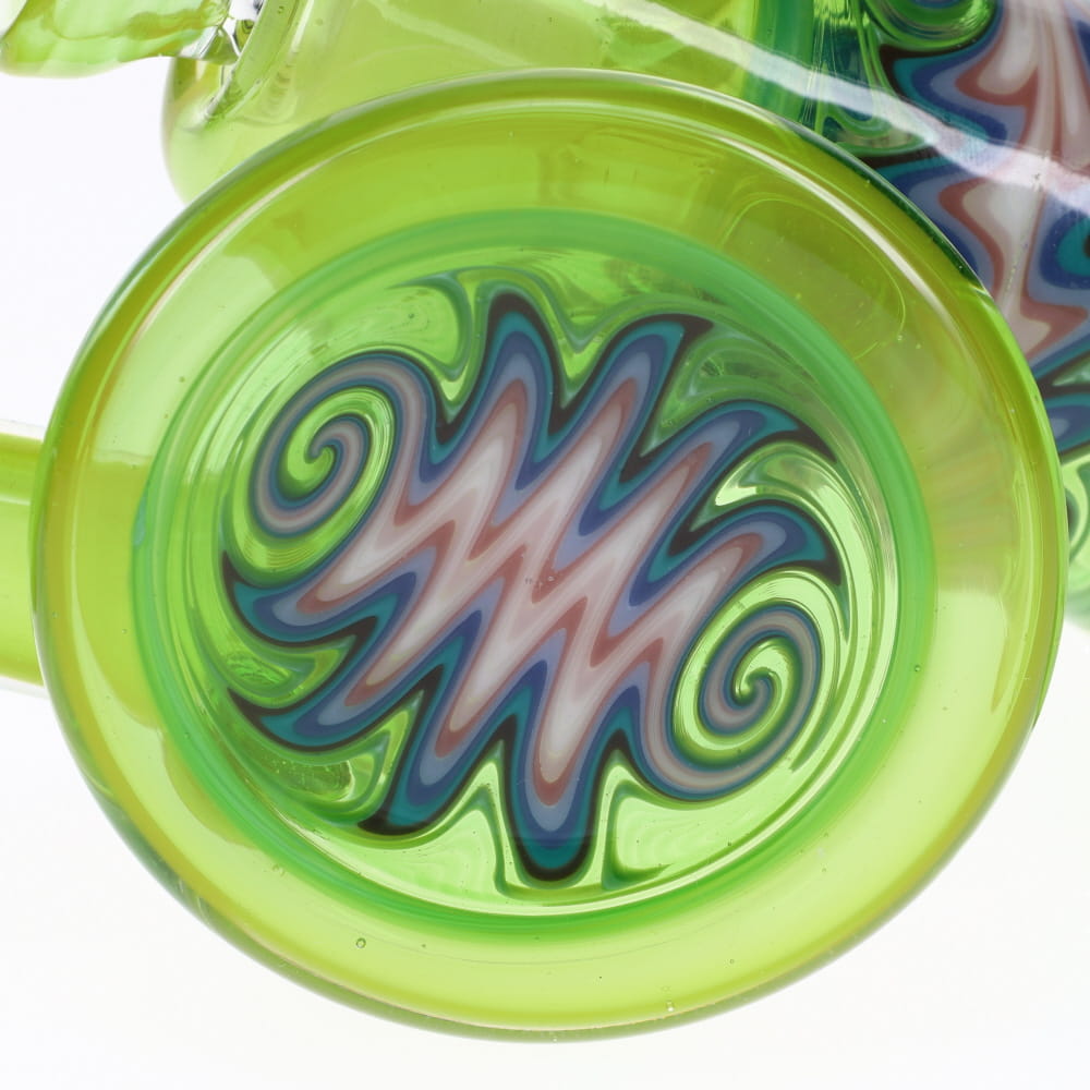 Slob Glass Dewar Layback Bubbler - Ghost Chartreuse – Emporium Smoke Shop